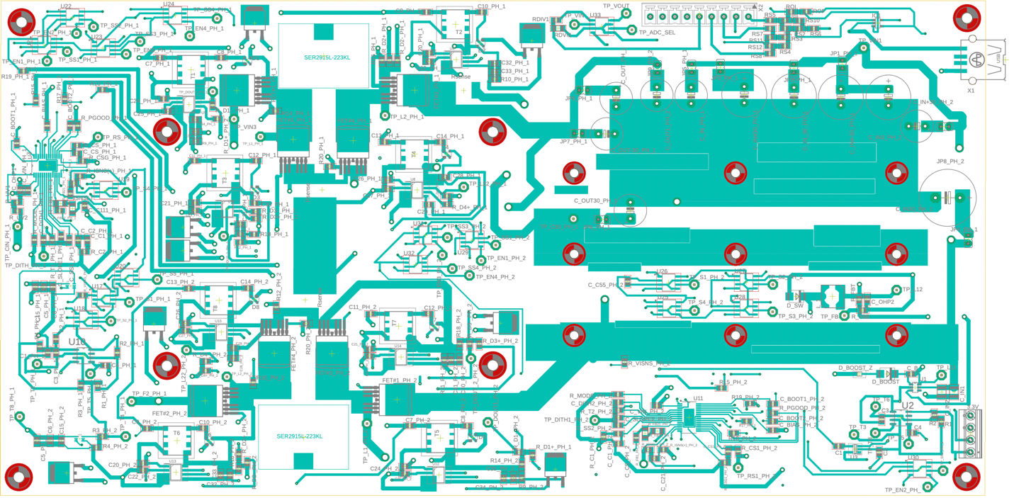 PCB Layout – Bidirectional DC-DC Power Converter